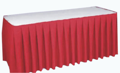 Frill Table Skirting Heavy Lycra - Banquet Table TS-001 RS 675 – lordsindia